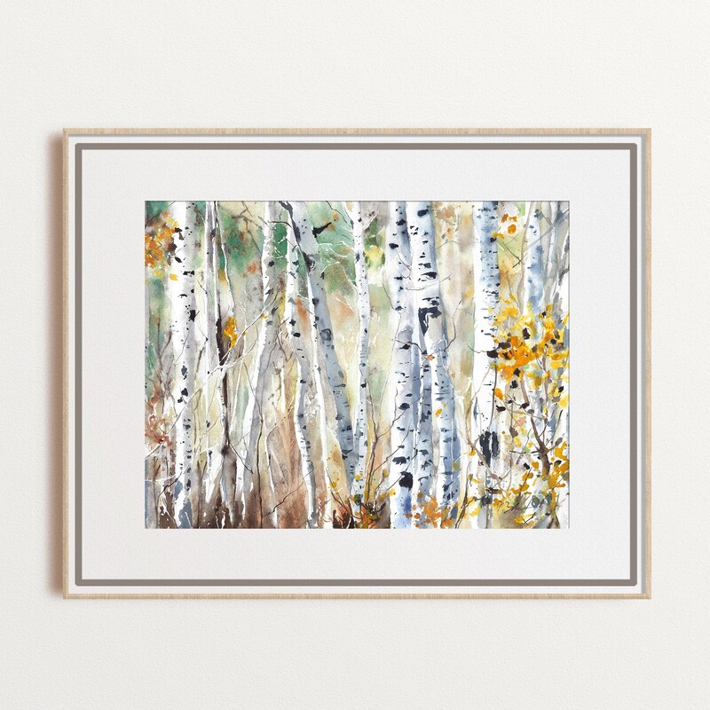 Birch Tree Prints - Etsy