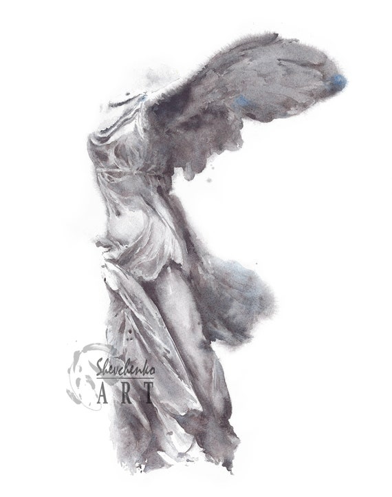 Winged Victory Of Samothrace Drawing 27 Winged Victory Samothrace
