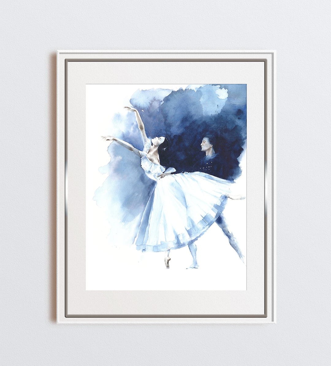 Ballet Watercolor Art, Giselle Ballerina Wall Art, Ballet Lover Gift ...