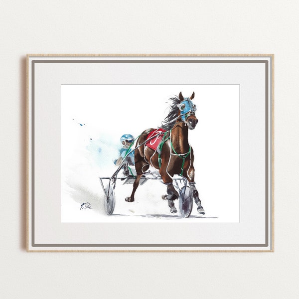 Harness Racing Art - Etsy