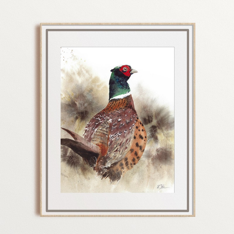 Game Bird Watercolor - Etsy