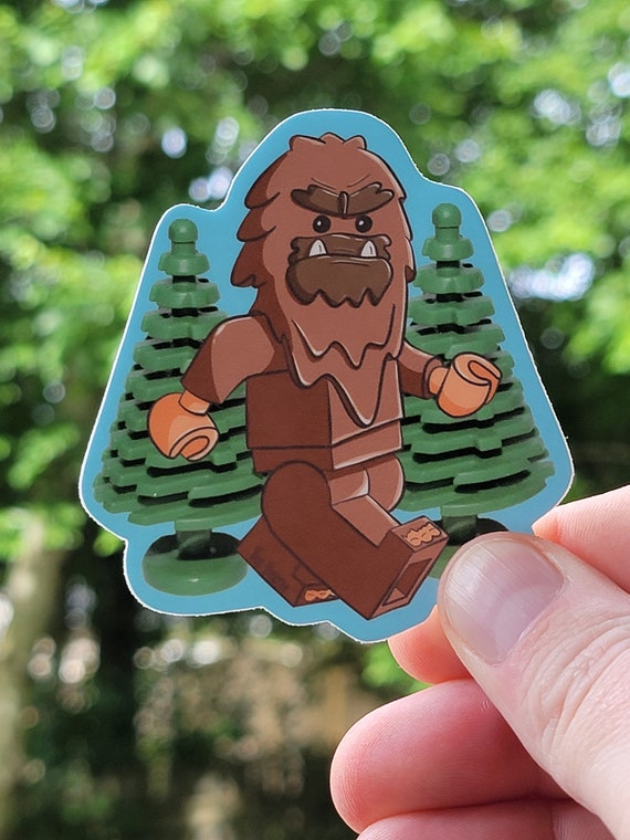 Lego Big Foot Vinyl Sticker Free Shipping - Etsy