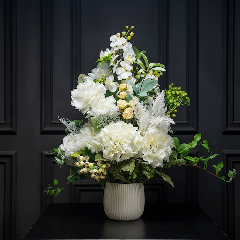 White Silk Flowers - Etsy