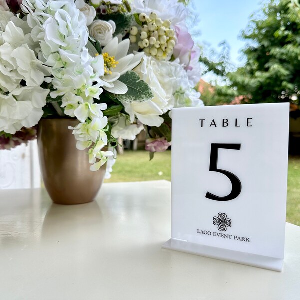 3d Printed Table Numbers - Etsy