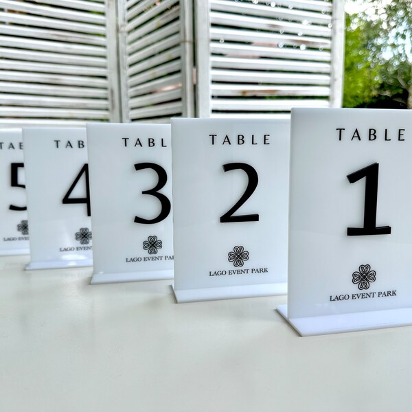 Acrylic Table Number - Etsy