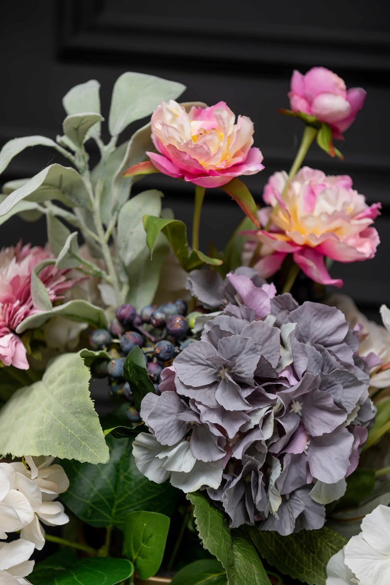 Luxury Real Touch Flower Arrangement in Vase for Dining Table - Etsy