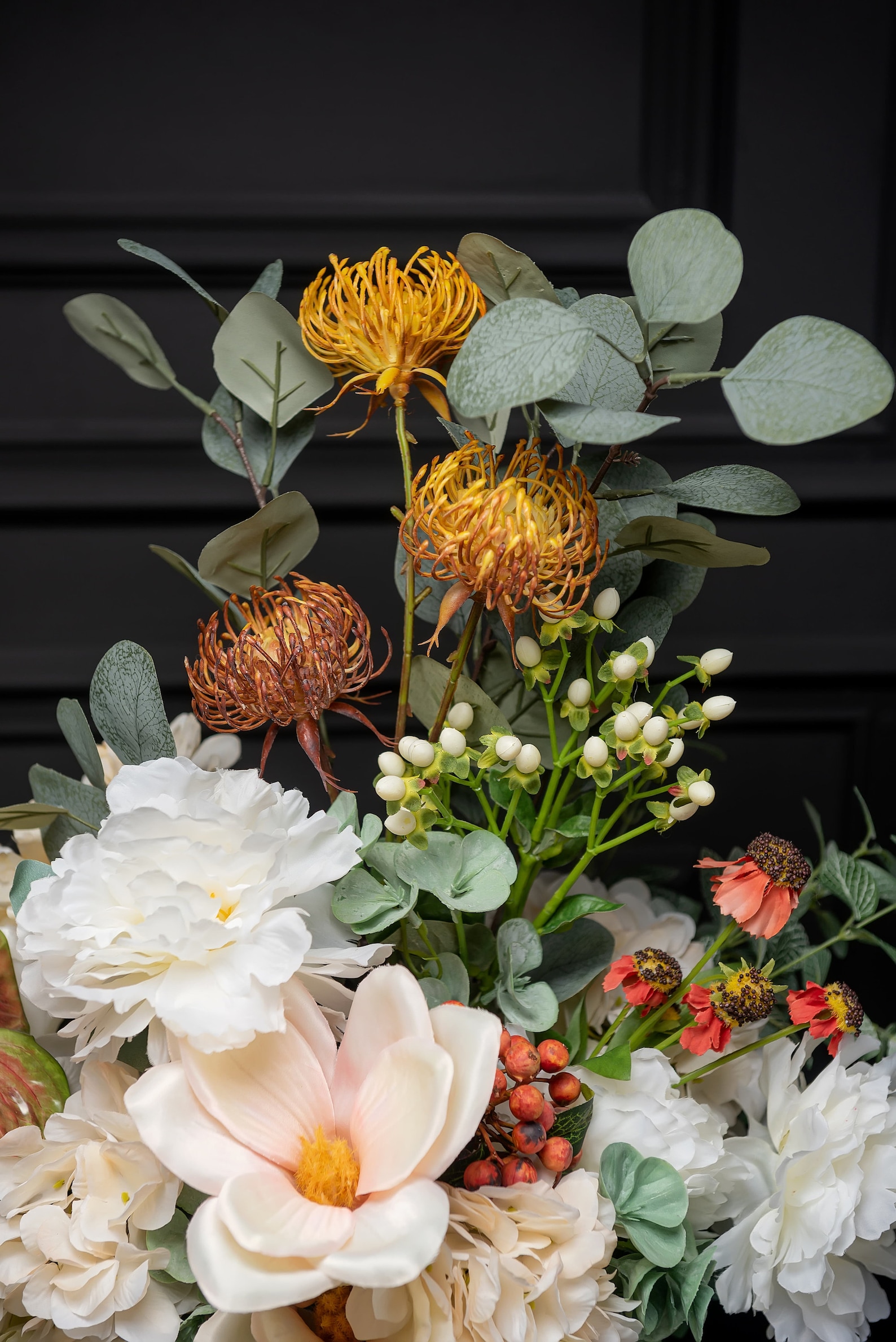 Real Touch Floral Arrangement for Dining Table Artificial Centerpiece ...