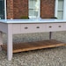 Kitchen Island Bespoke Corian Solid Pine Counter Shaker In-frame ...