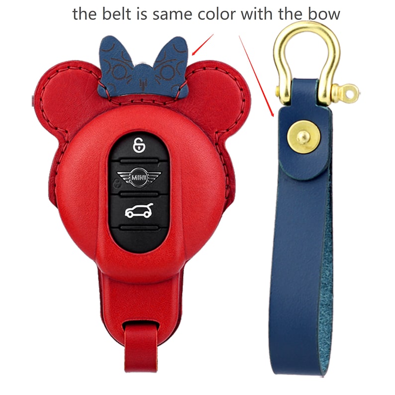 Mini Cooper Car Key Fob Cover, Handmade Mini Cooper Key Chain, Cooper ...