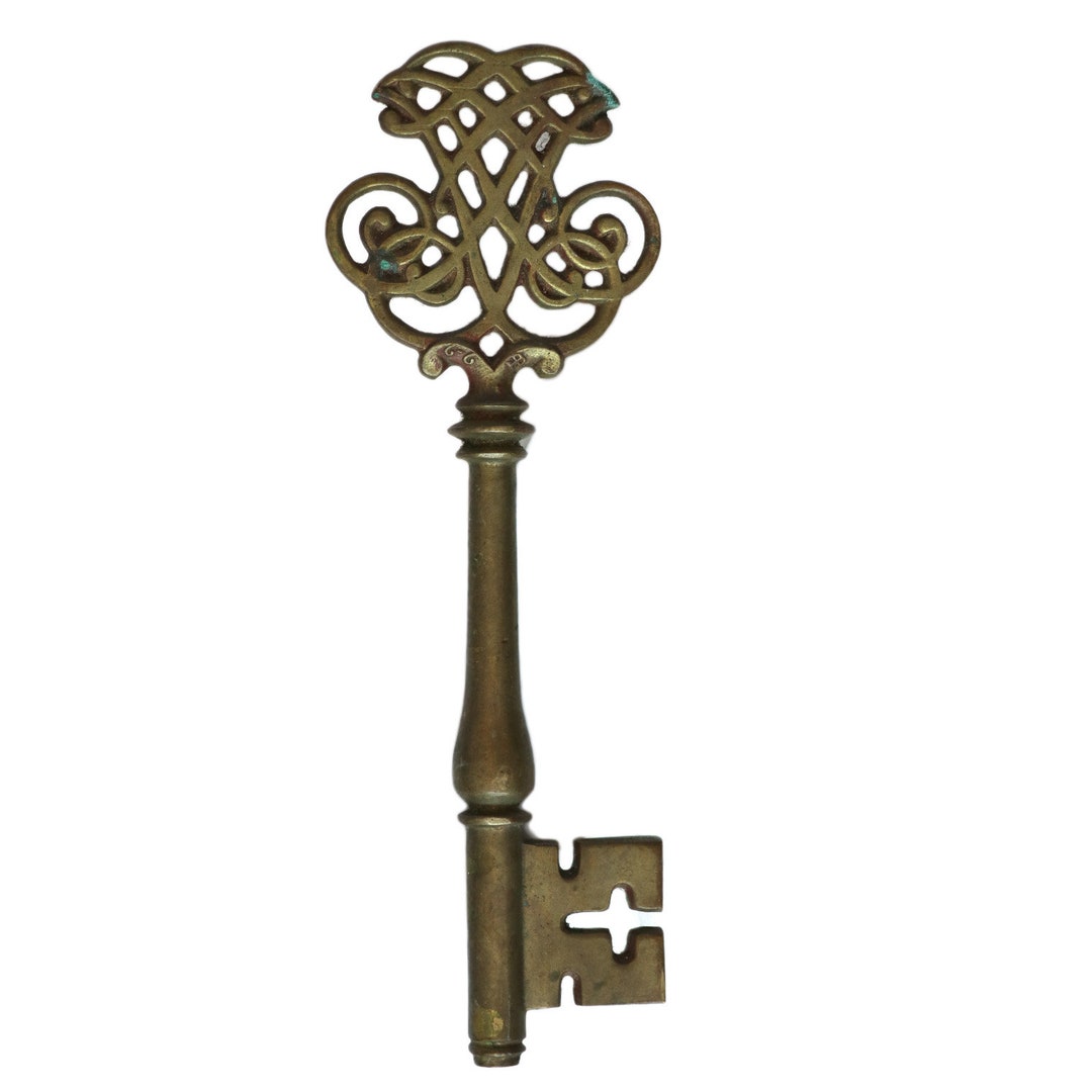 Vintage Brass Key - Etsy
