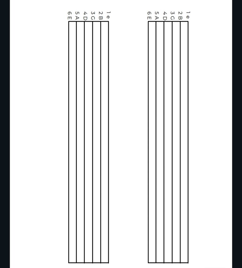 Printable Simple Blank Guitar Tab Paper Digital Download - Etsy