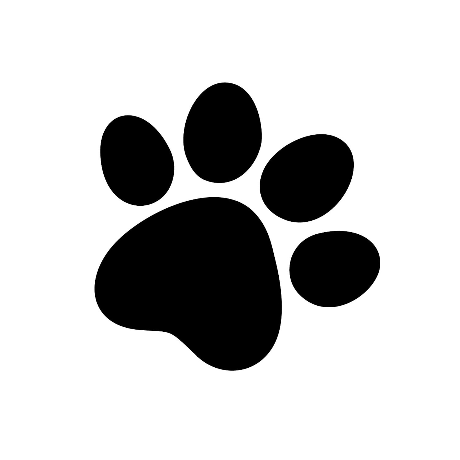 Paw Print Vinyl Sticker Car Laptop Window Decal Cat Dog - Etsy
