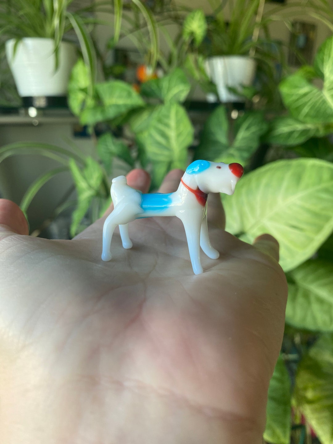 Glass Handmade Vintage Dog Figure - Etsy
