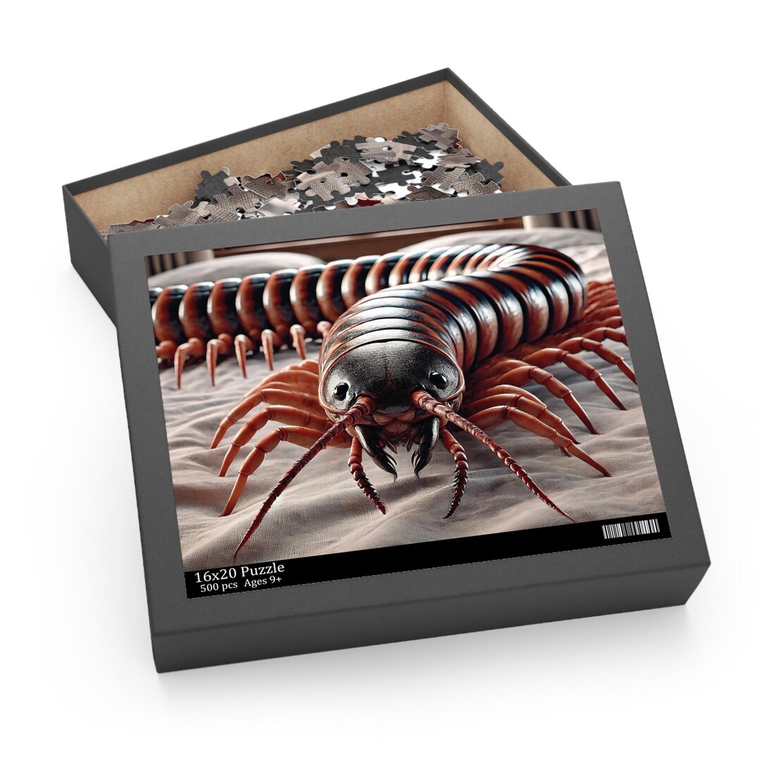 Creepy Centipede Jigsaw, Scary Creature Puzzle With 500 Pieces ...