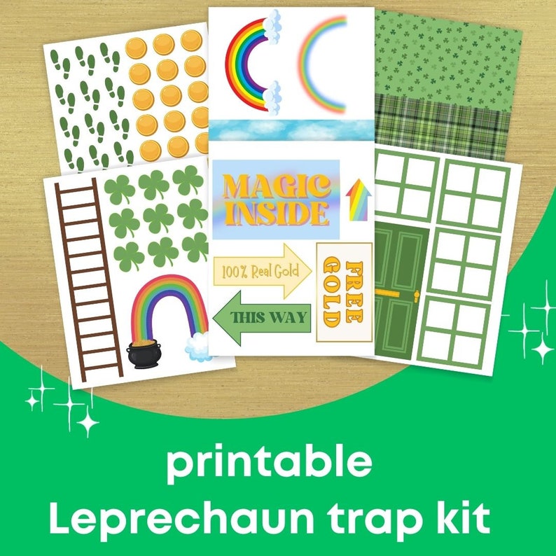 Leprechaun Trap Toolkit Printables Bundle for Parents of Kids - Etsy