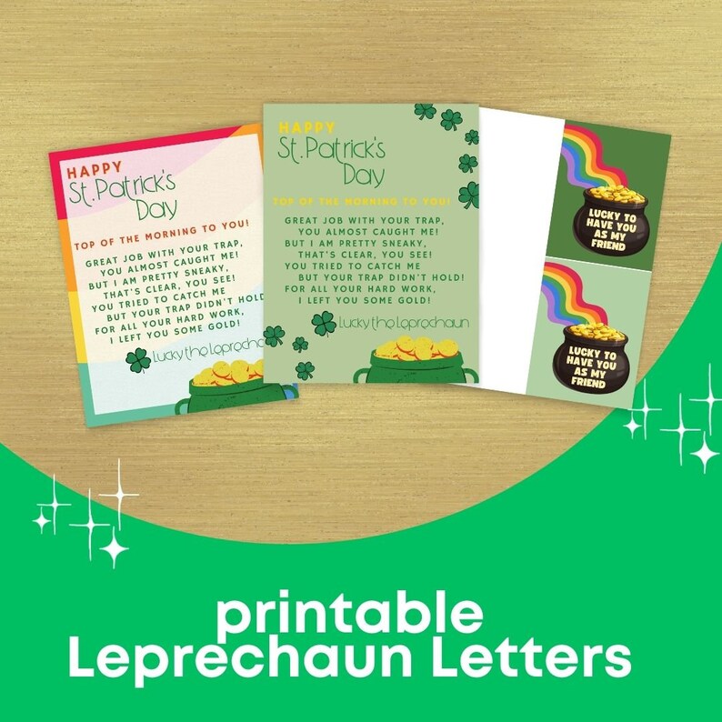 Leprechaun Trap Toolkit Printables Bundle for Parents of Kids - Etsy
