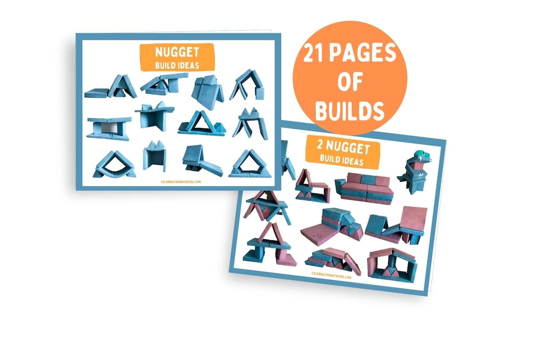 BUNDLE of Nugget Build Ideas Printable Book - 1 & 2 Nuggets! PDF ...