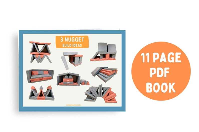 3 Nugget Build Ideas Printable Book! PDF Digital Download - Etsy