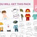 Community Helpers Paper Dolls: Occupation Coloring Pages (PDF Printable ...