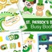St Patricks Day Busy Book Printable Learning Binder Worksheets for Kids ...