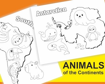 antarctica coloring page printable