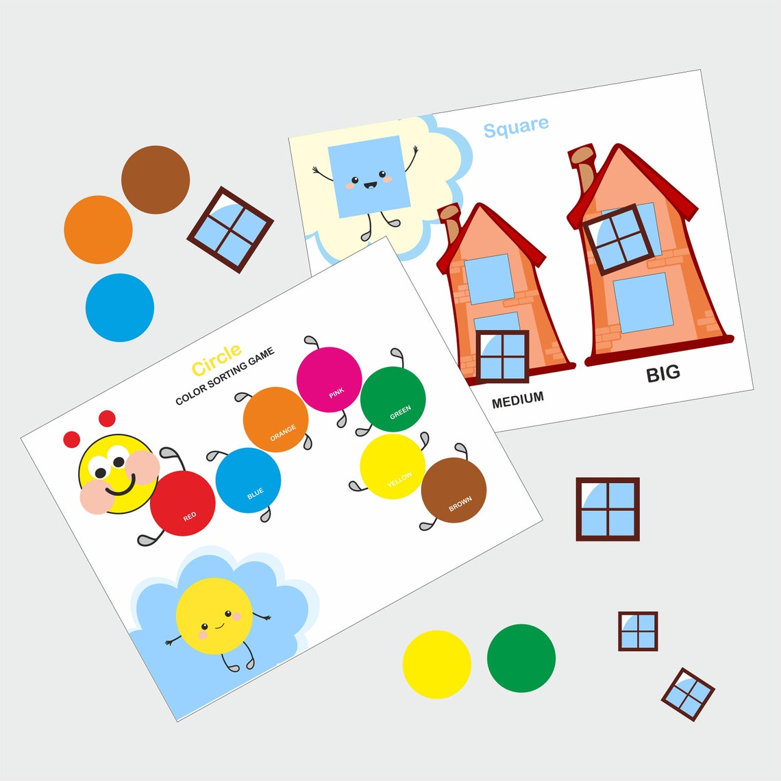 Shapes Busy Book Printable. Toddler Busy Book. Homeschool Learning ...
