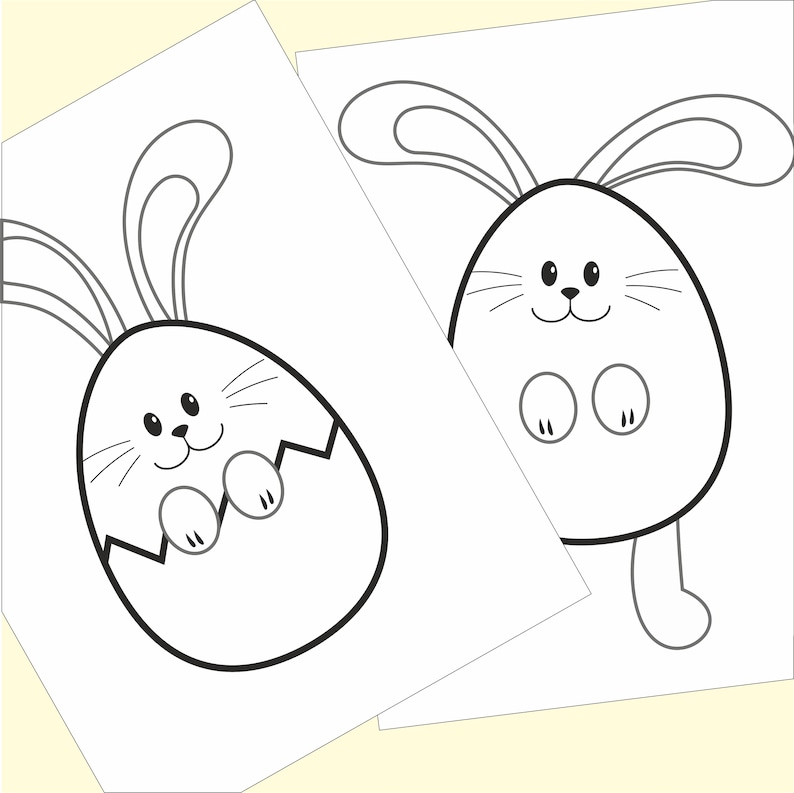Easter Coloring Book, Easter Printable Coloring Pages for Kids ...