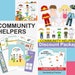 Community Helpers Printable Bundle: Busy Book, Paper Dolls (PDF ...