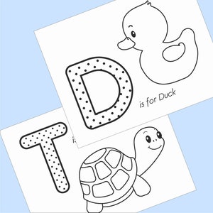 Printable Alphabet Coloring Pages Worksheets for Kids, Toddlers ...