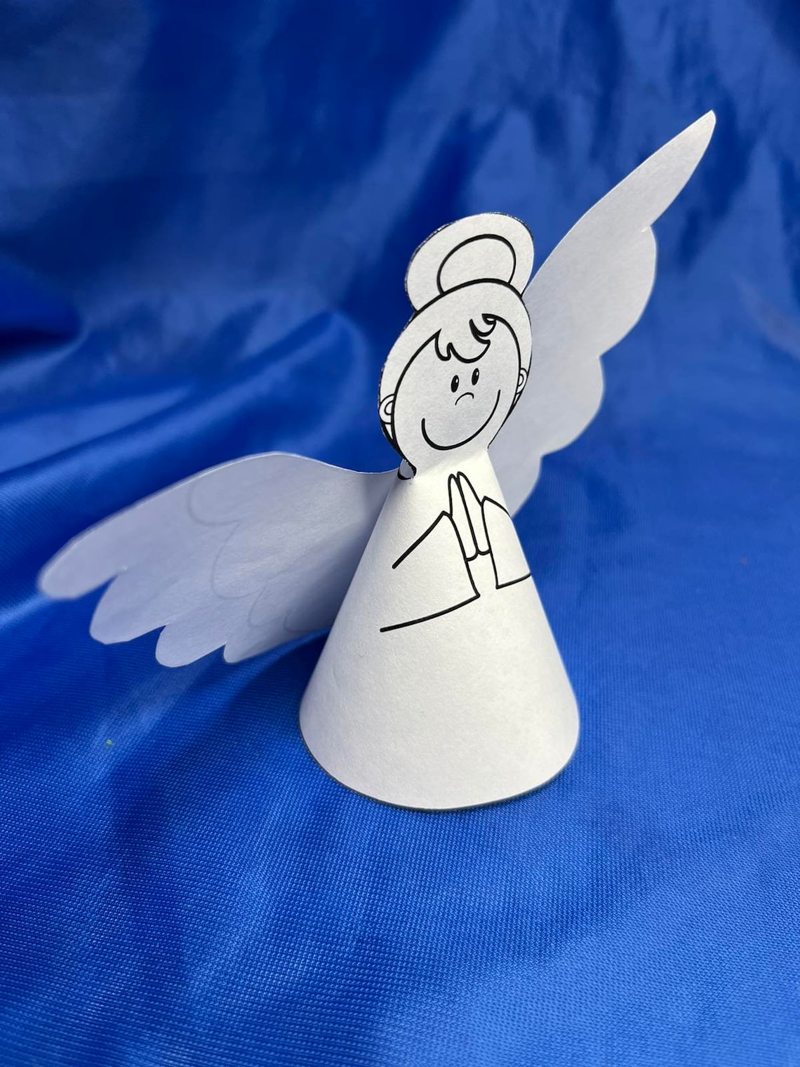 Paper Angel Printable Coloring Craft for Children Paper Angel Download ...