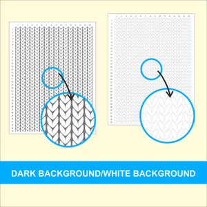 Knitting Stitch Printable Graph Paper, Knit Stitch Graph Paper Blank ...