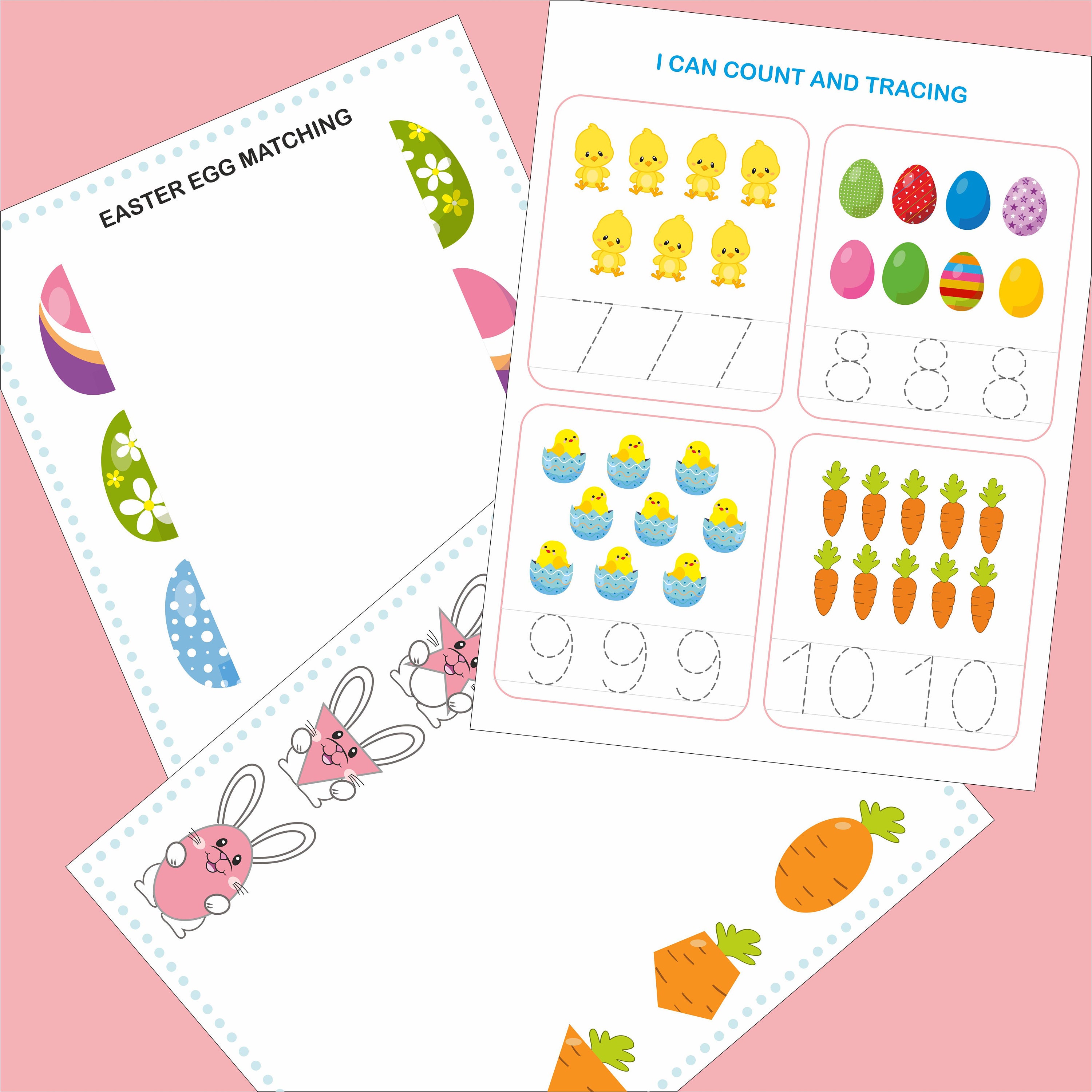 No Cut Busy Book. Easter Busy Book for Toddler. Easter Preschool ...