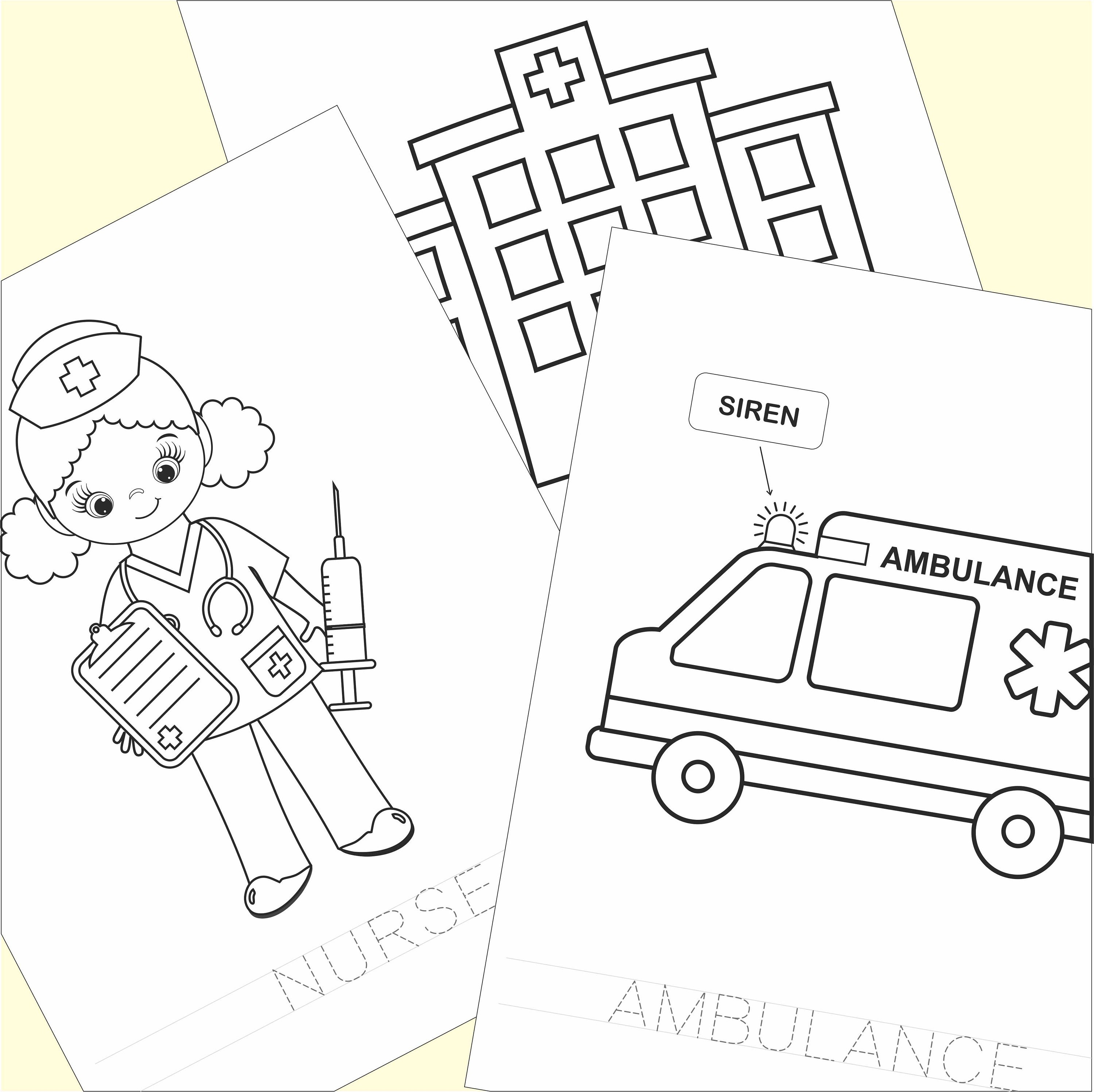 Community Helpers Coloring Pages, Community Helpers Activity ...