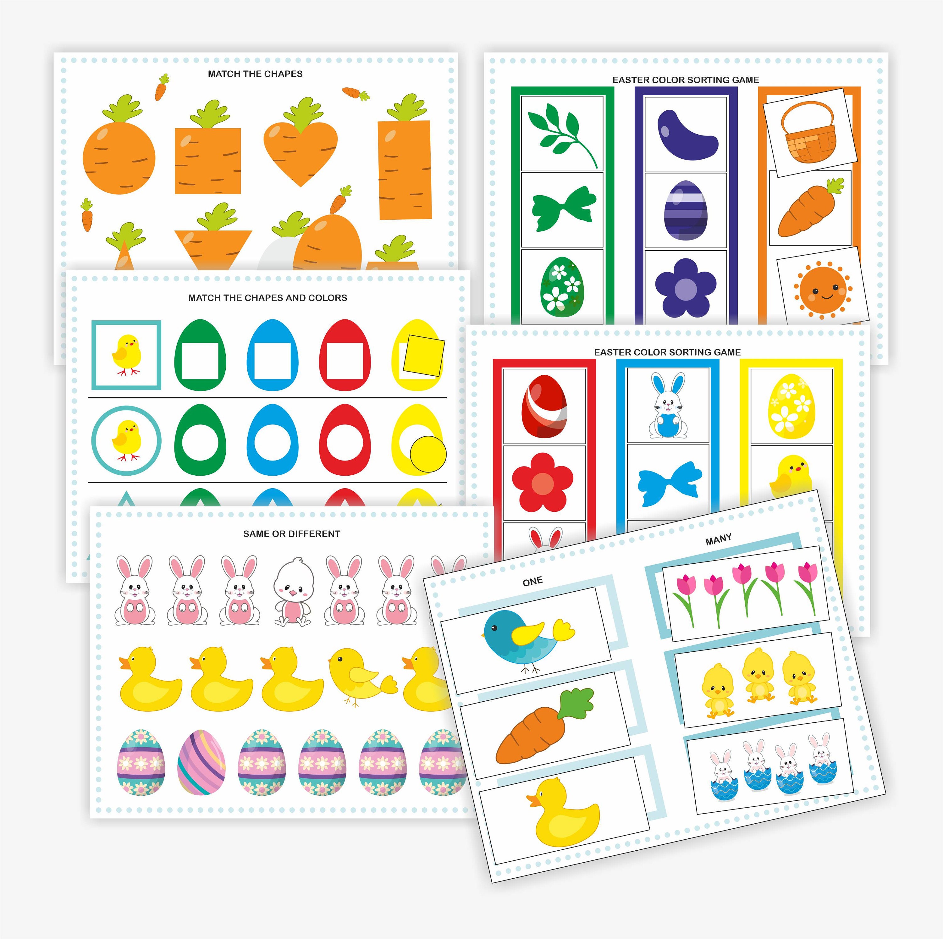 Easter Busy Book for Toddler, Easter Preschool Printable Pack, Toddler ...