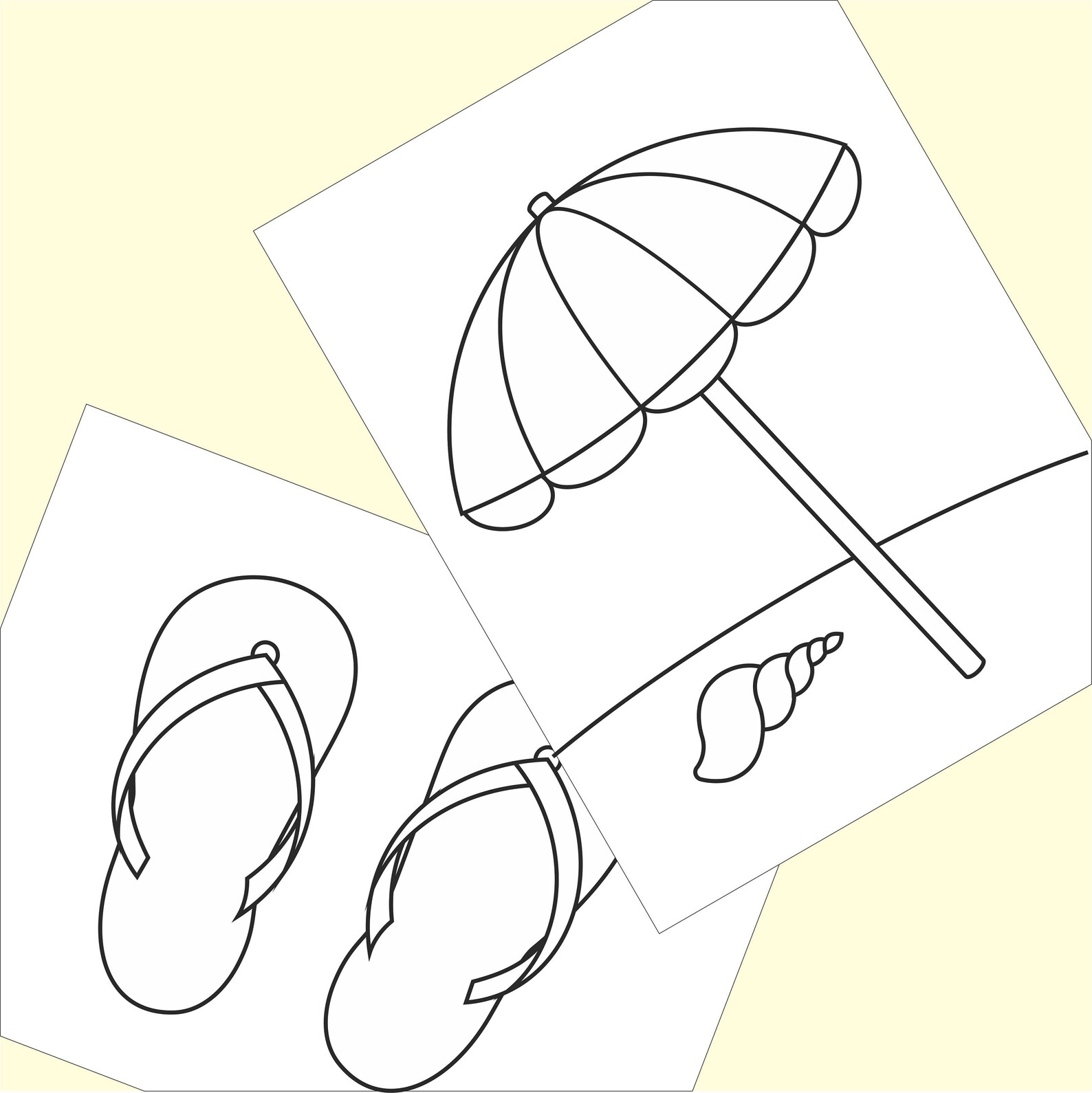 Summer Printable Coloring Pages for Kids, Toddlers, Preschoolers ...