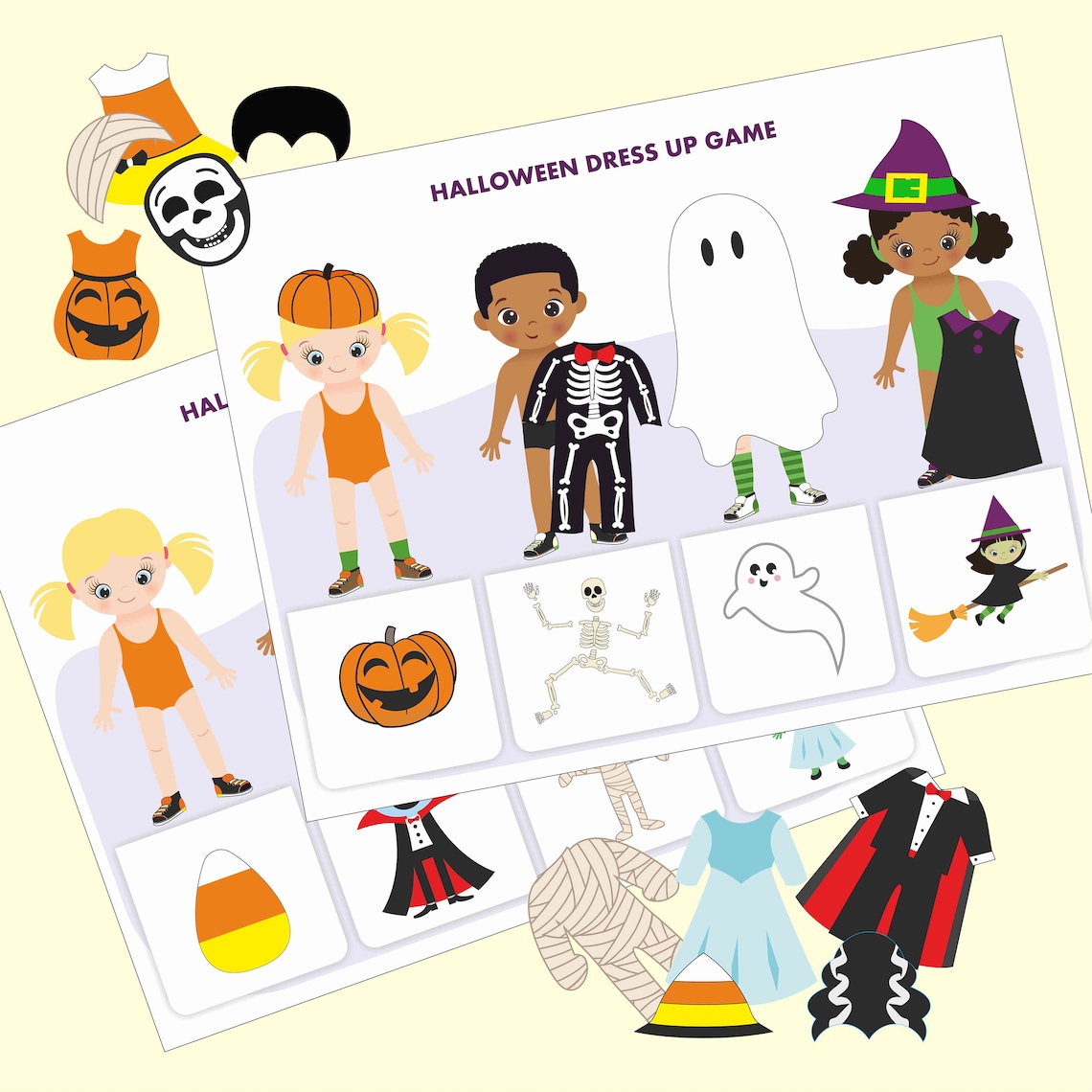 Halloween Busy Book Printable Toddler Binder Toddler Learning - Etsy