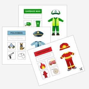 Community Helpers Busy Book: Toddler Occupation Activities (digital ...