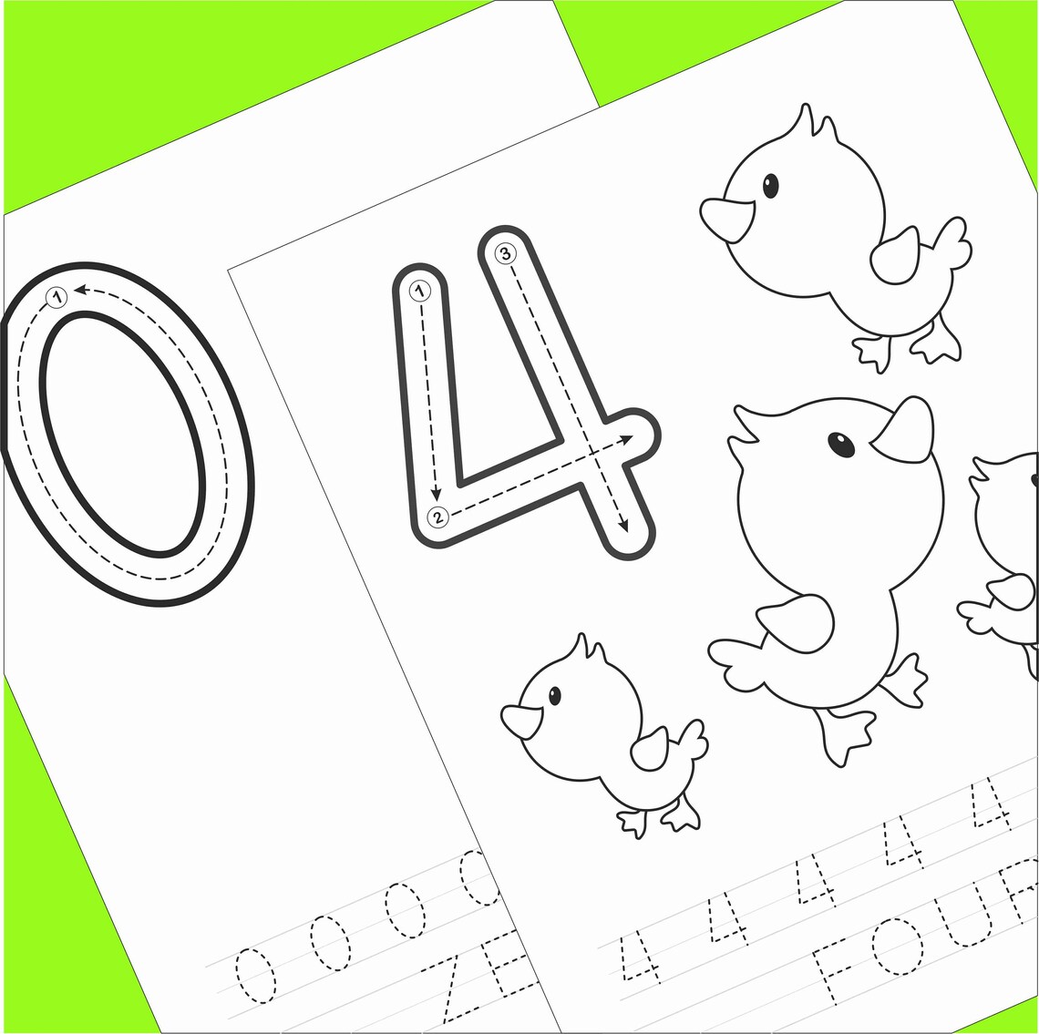 20 Number Tracing Worksheets, Traceable Numbers, Preschool Worksheets ...