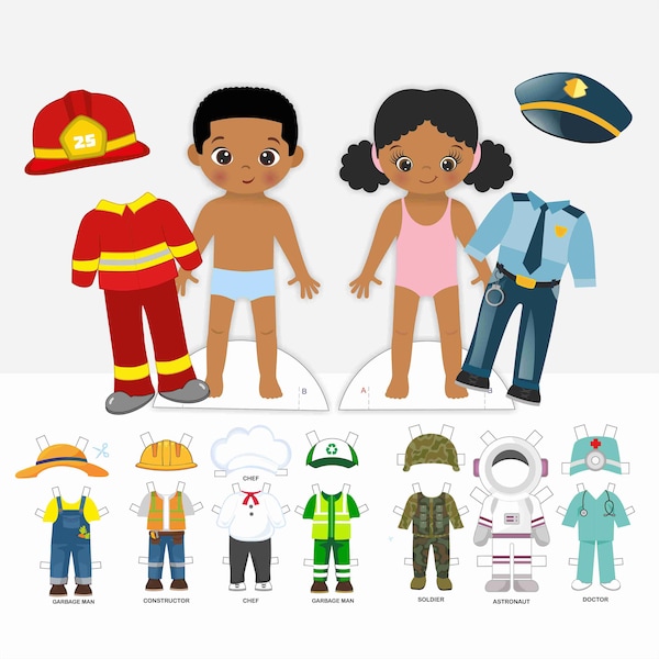 Community Helpers Clipart - Etsy