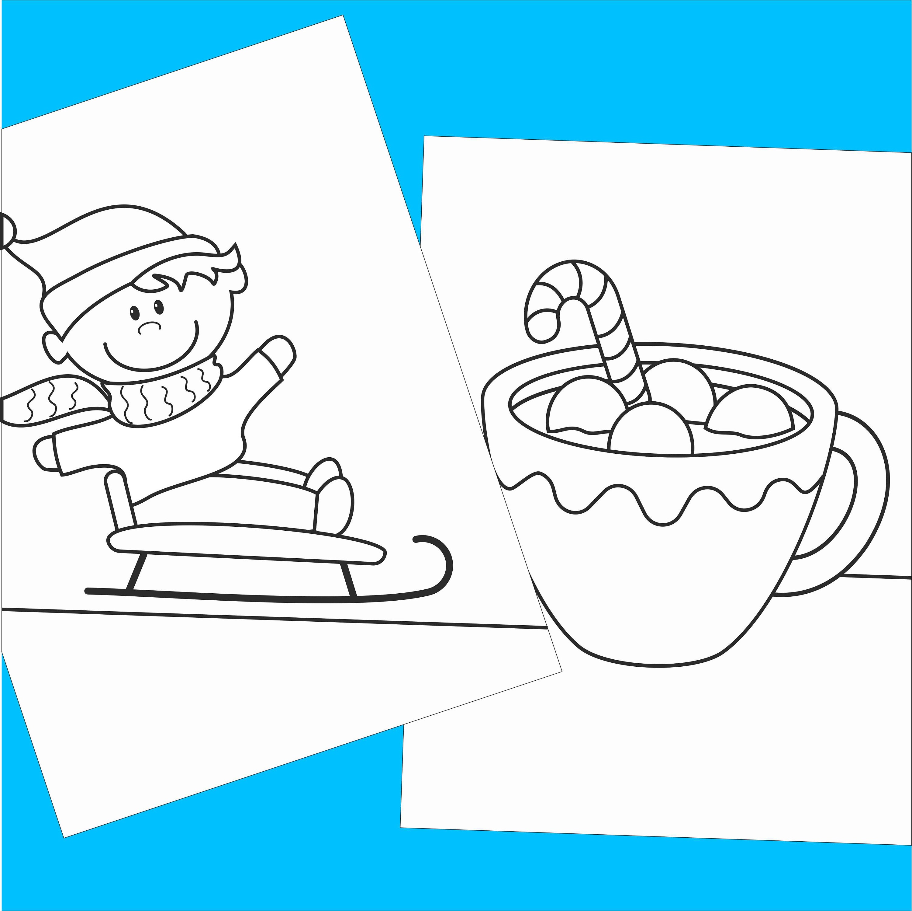 Winter Coloring Pages for Kids: 21 Printable Illustrations (PDF ...