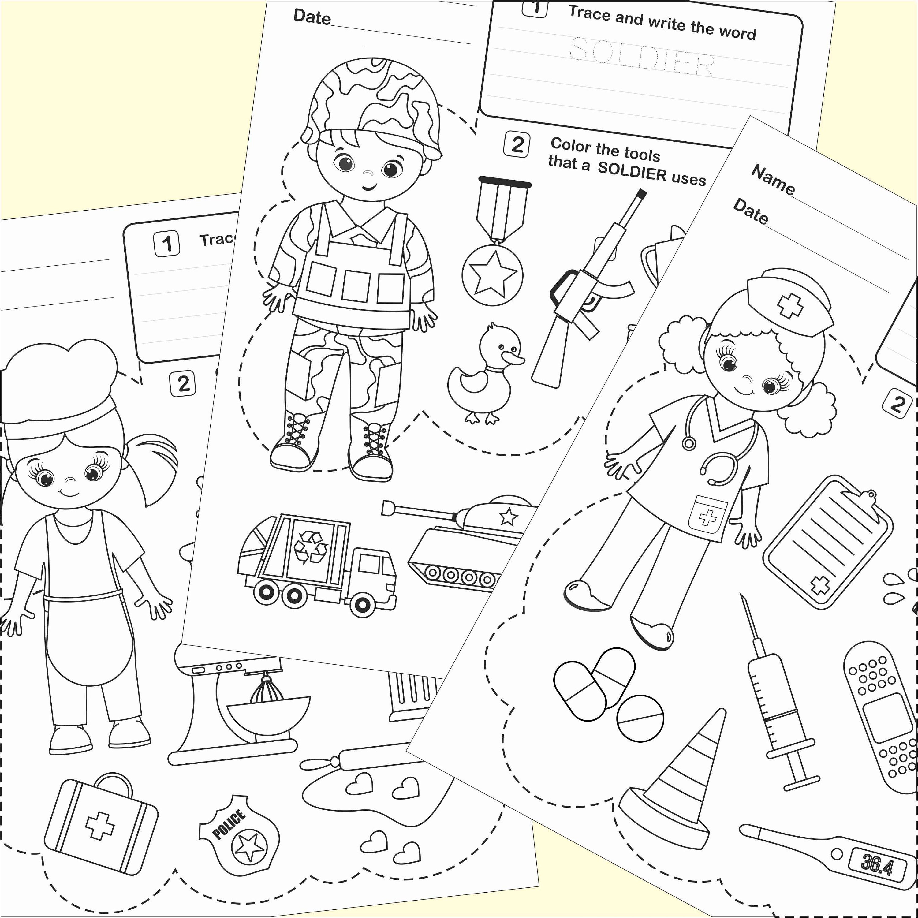 Community Helpers Activity, Community Helpers Coloring Pages ...