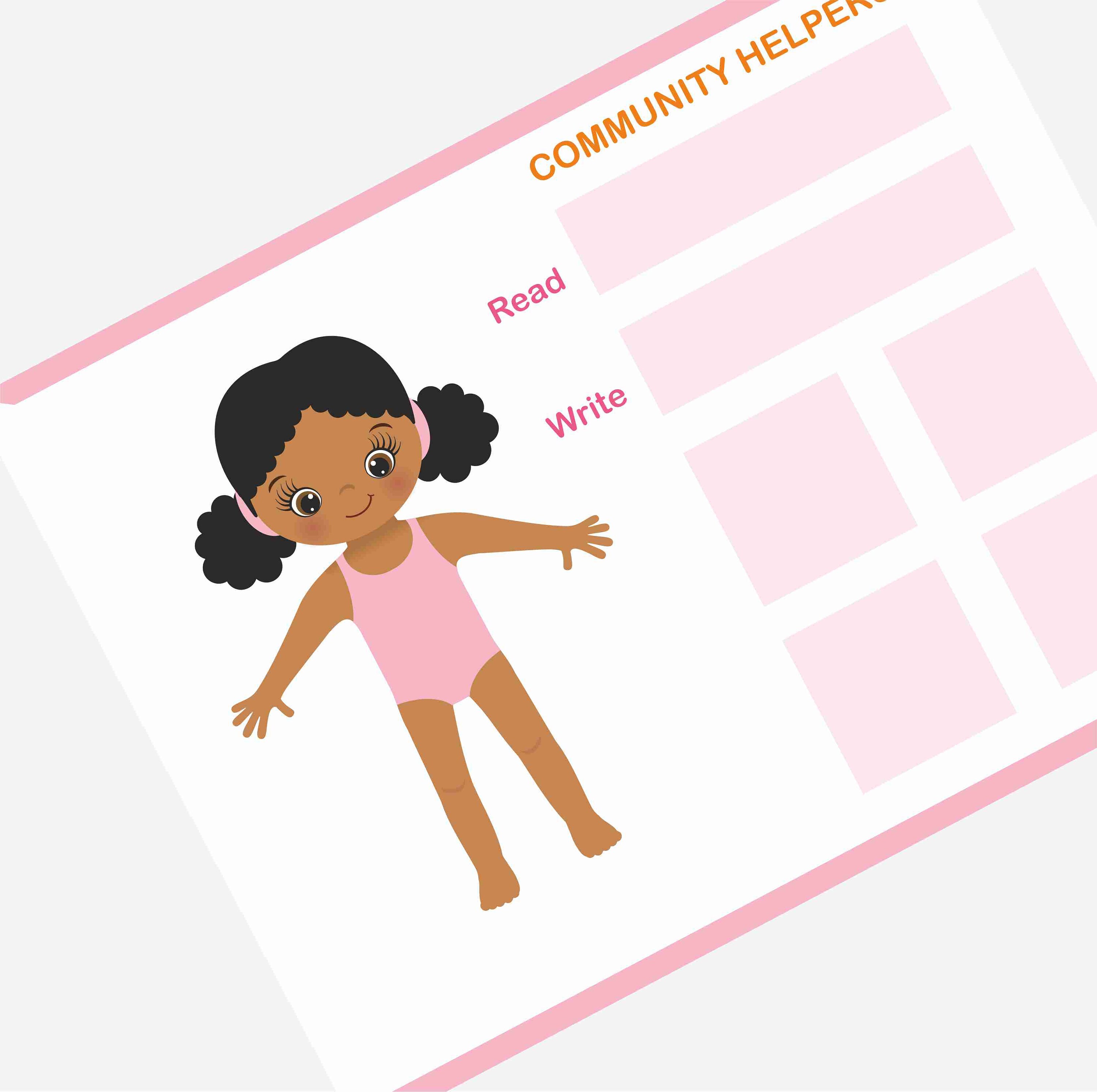 Community Helpers Busy Book: Toddler Occupation Activities (digital ...