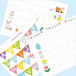 Easter Busy Book, Toddler Busy Book Bundle, Easter Printable Activity ...