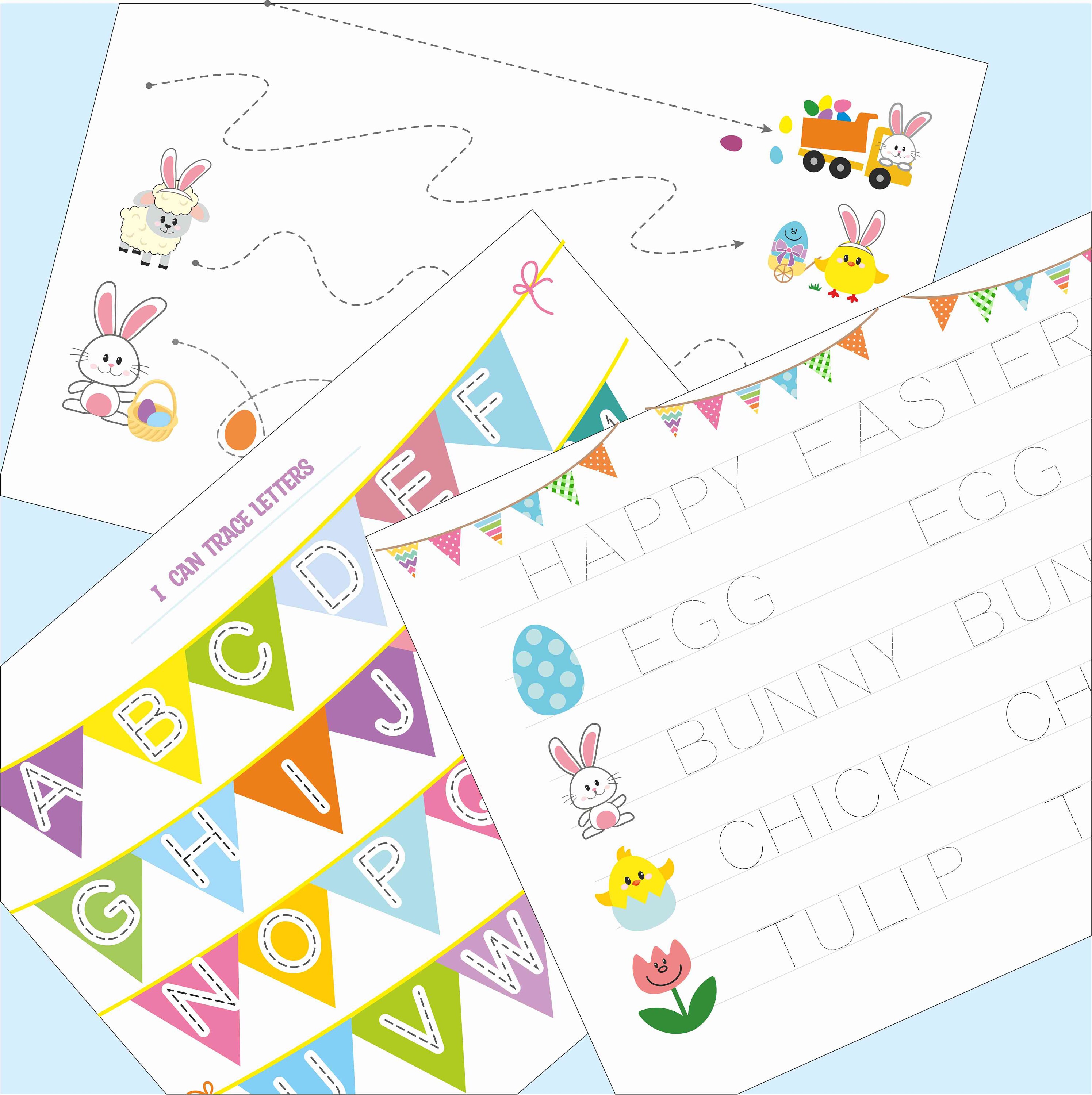 Easter Busy Book, Toddler Busy Book Bundle, Easter Printable Activity ...