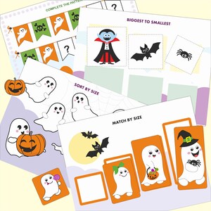 Halloween Busy Book Printable Toddler Binder Toddler Learning Book ...