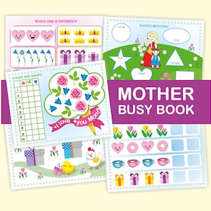 Preschool Printable Busy Book - Learning Binder Worksheets for ...