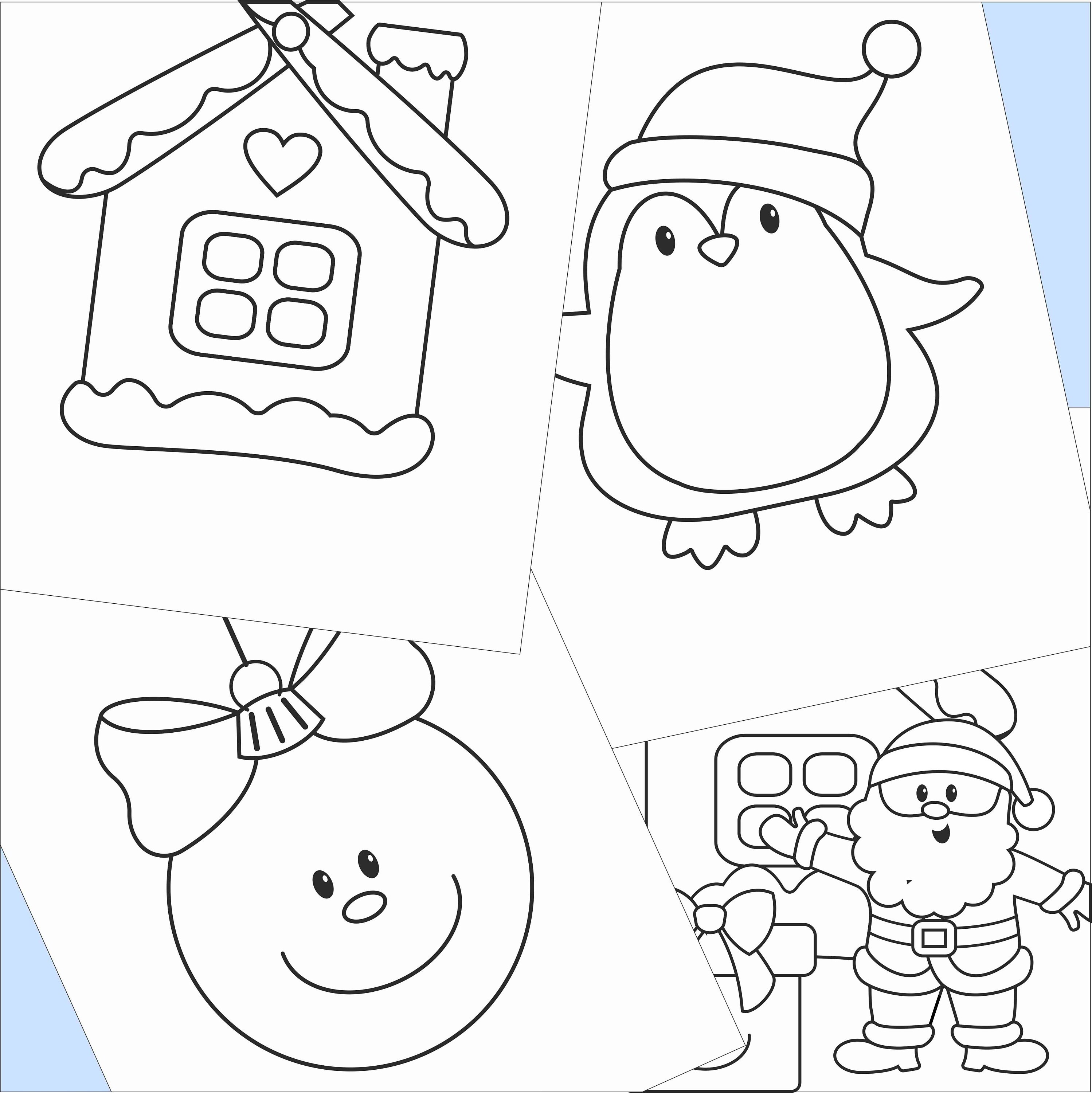 Christmas Coloring Pages for Toddlers, Printable Kids Activity (30 PDF ...