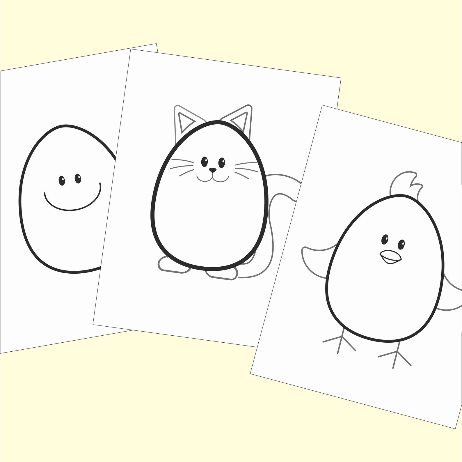 Easter Coloring Book, Easter Printable Coloring Pages for Kids ...
