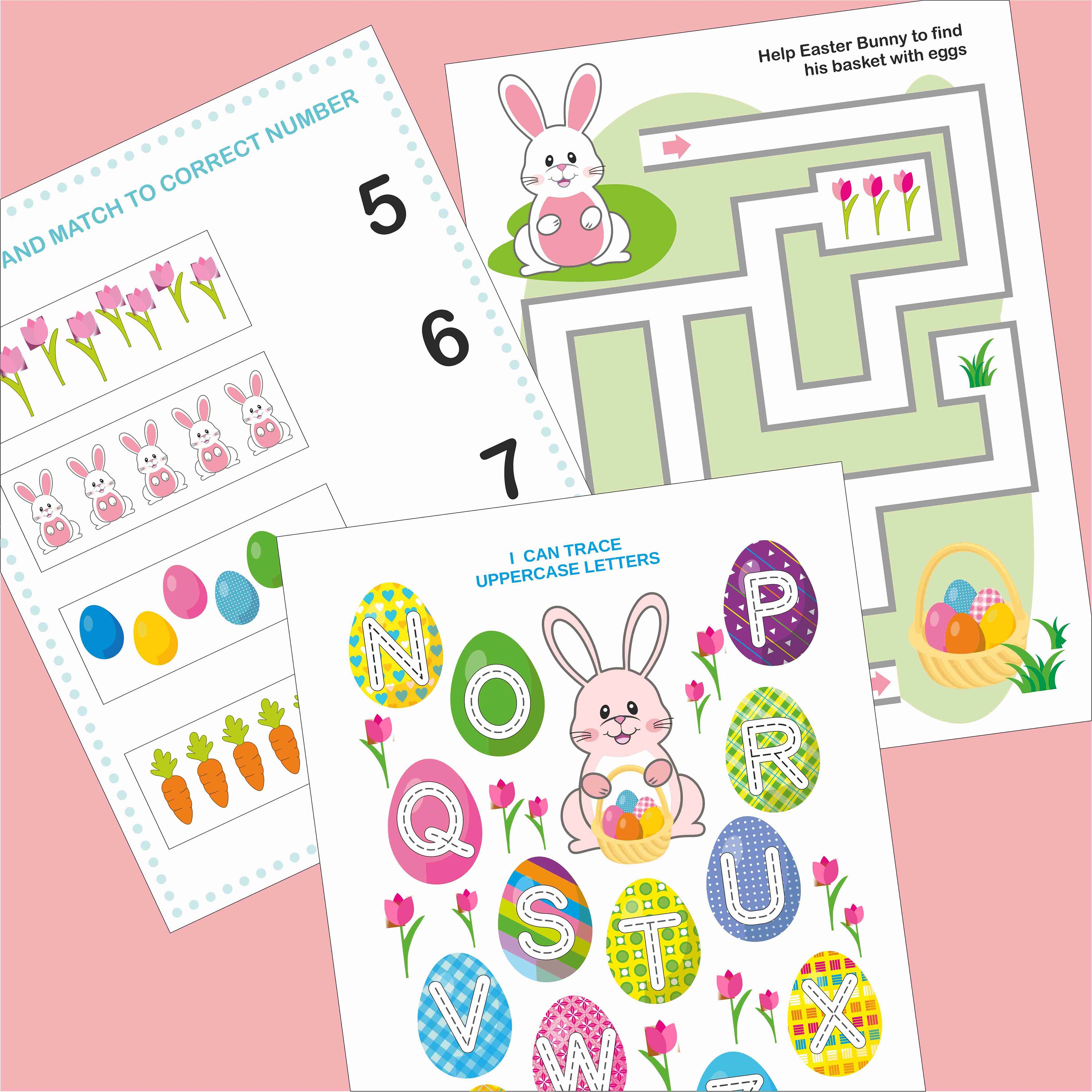 No Cut Busy Book. Easter Busy Book for Toddler. Easter Preschool ...