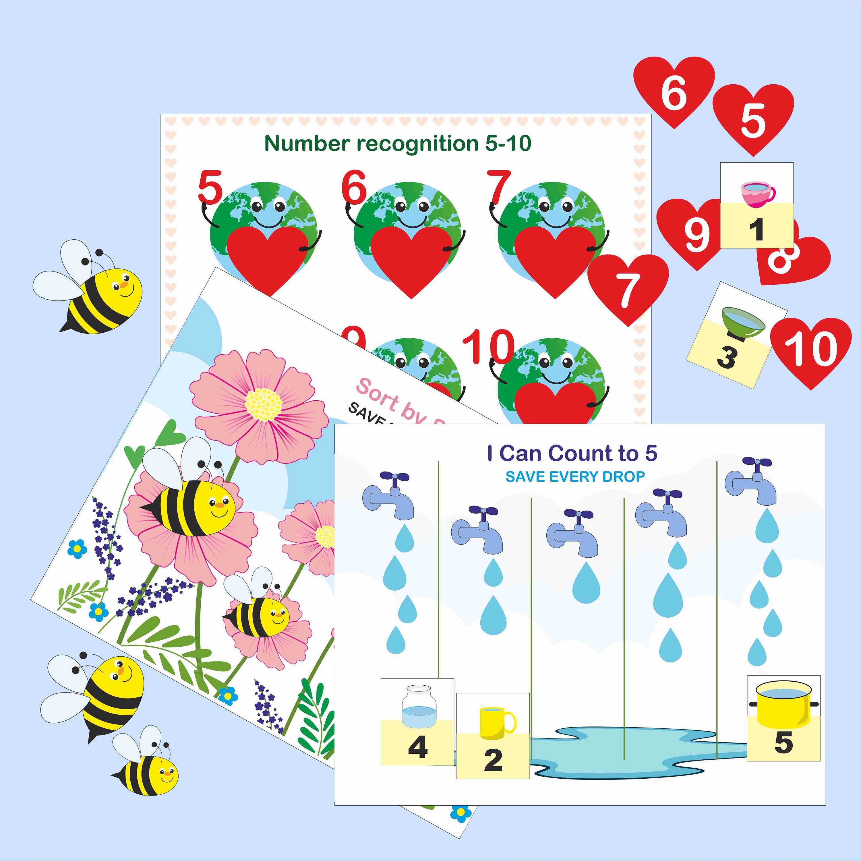 Nature Busy Book, Earth Day Busy Book for Toddler , Earth Day ...